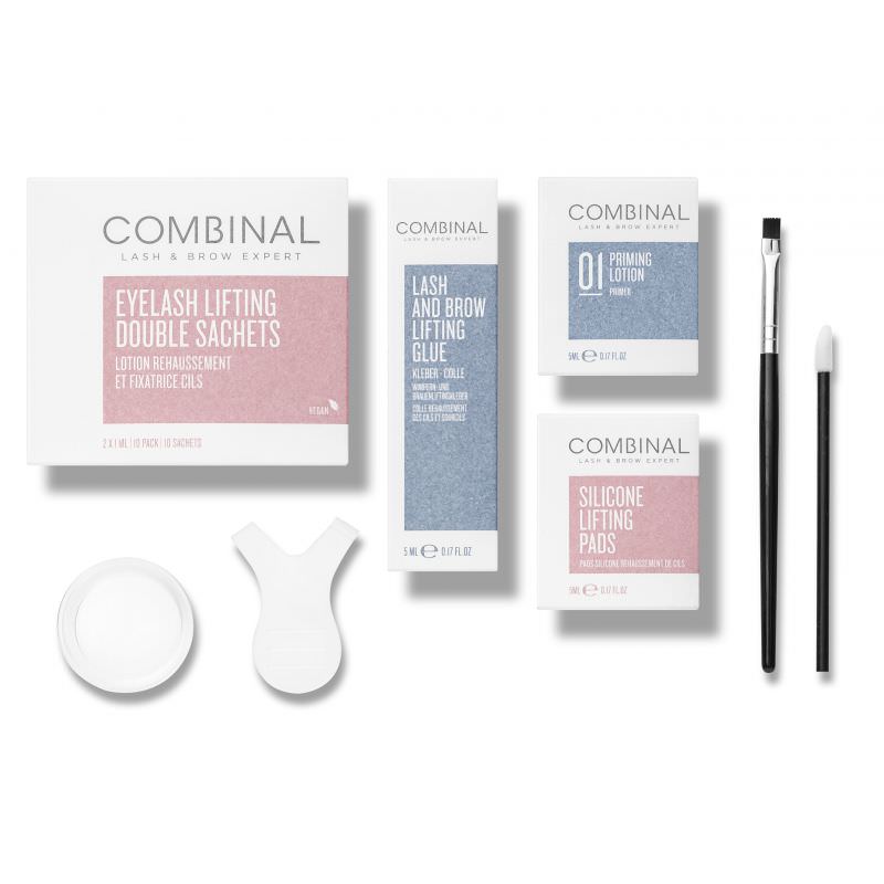 Kit Starter Réhaussement Cils 10 Poses Combinal : Votre Kit Haut de Gamme