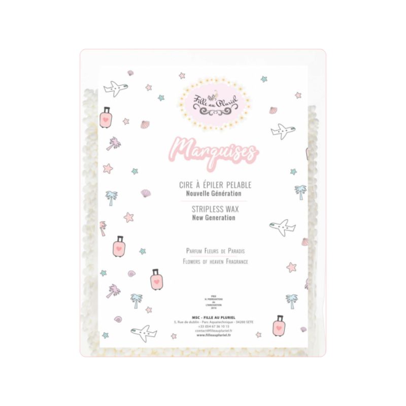 Pastille de cire sans bande MARQUISES 800g - FILLE AU PLURIEL